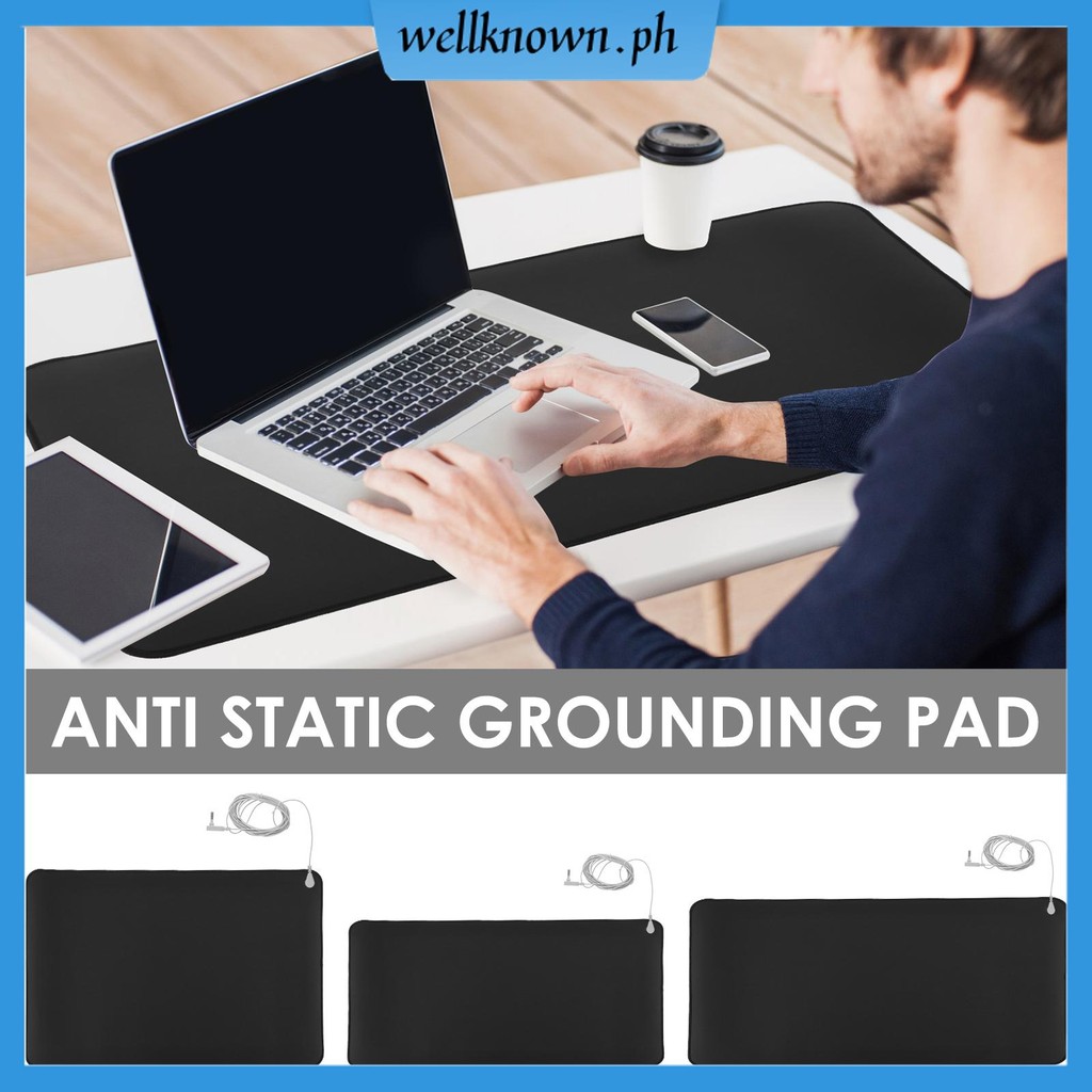 Grounding Mat with Grounding Cord Leather Grounding Pad Nonslip ...