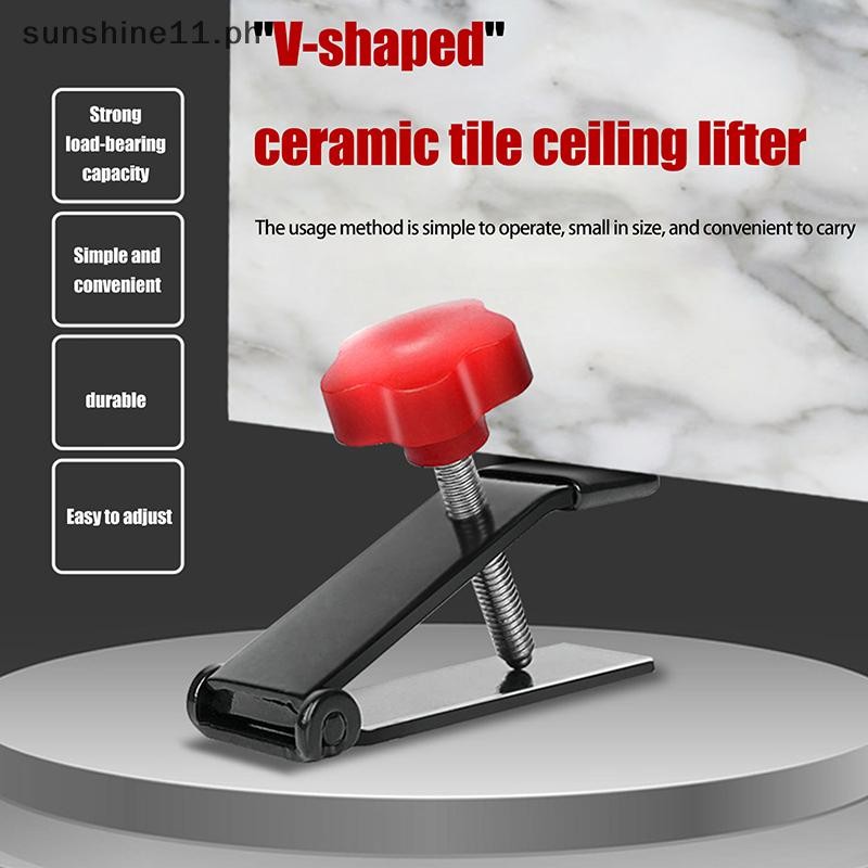 sunshine V-type Adjustable Tile Height Regulator Wall Tile Locator ...