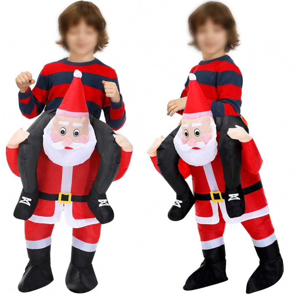 Lively Inflatable Suit Featuring Iconic For Christmas Characters Santa ...