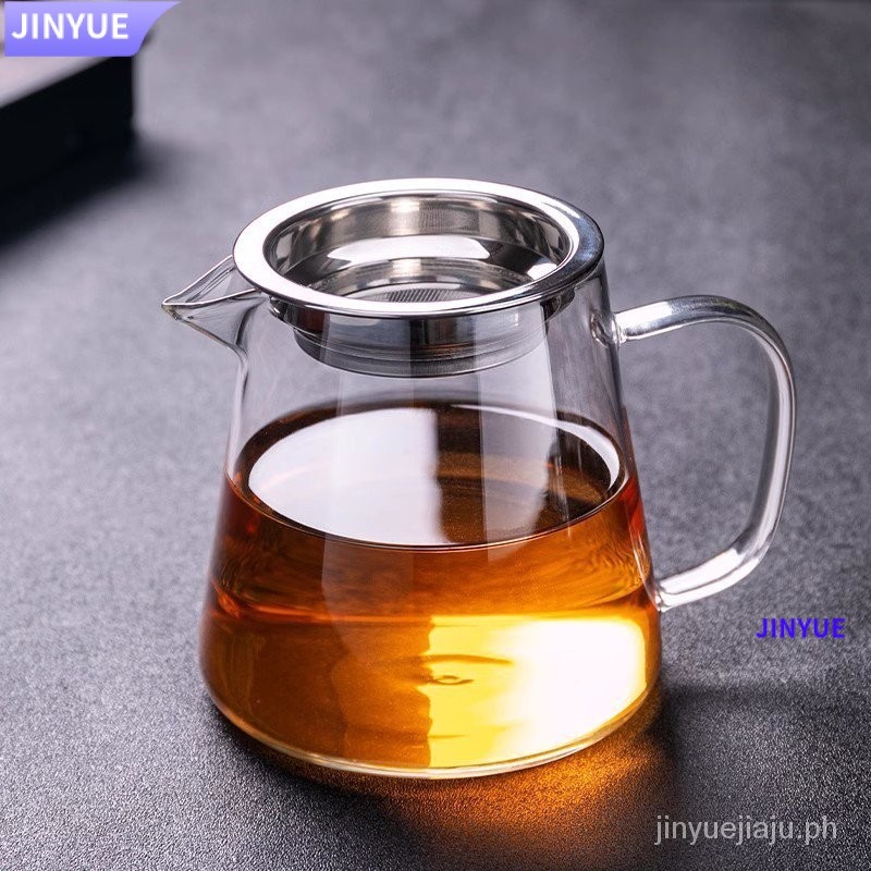 Extra Thick Tea Pitcher Glass Tea Strainer All in One Set Heat ...