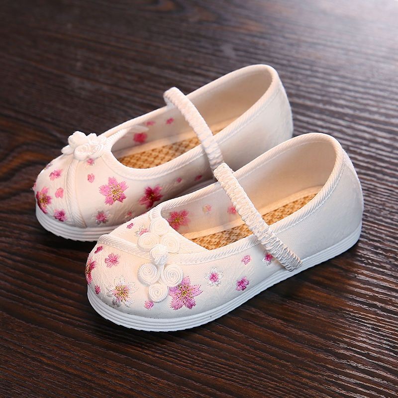 Hanfu Shoes Girls Children Embroidered Shoes Spring Autumn New Baby ...