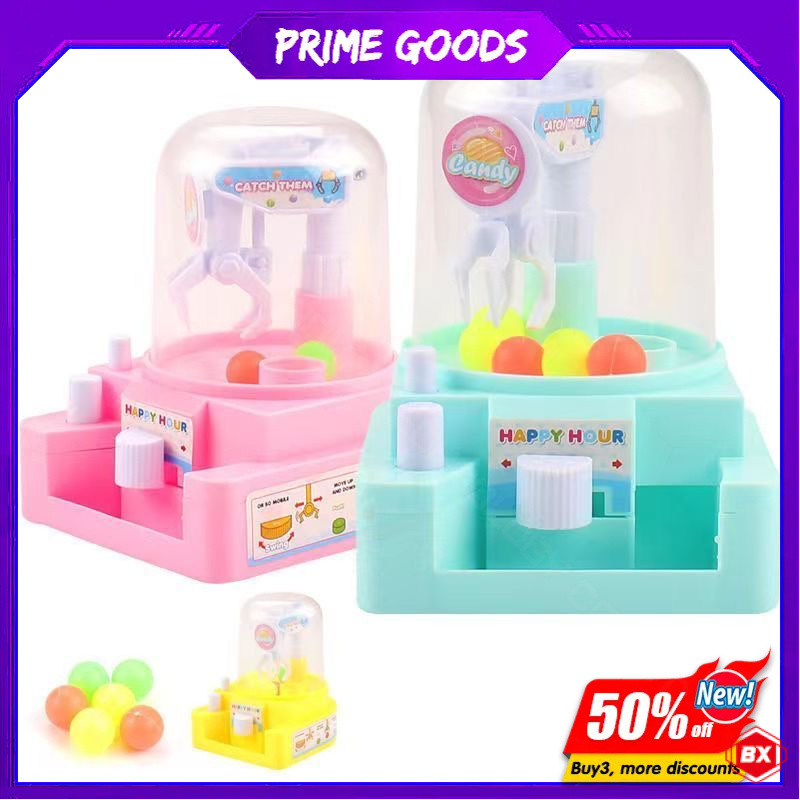 Baoxiu Age 6+ Children Prize Claw Toys Mini Clip Gumball Machine ...