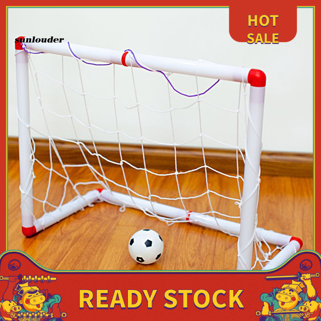 SL 1 Set Plastic Mini Soccer Toy Outdoor Games Kids Net Target Training ...