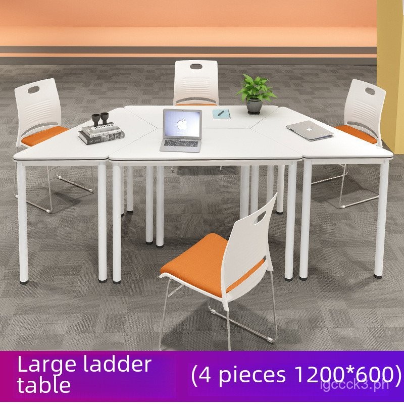 Group Counseling Trapezoidal Combination Table and Chair Hexagonal ...