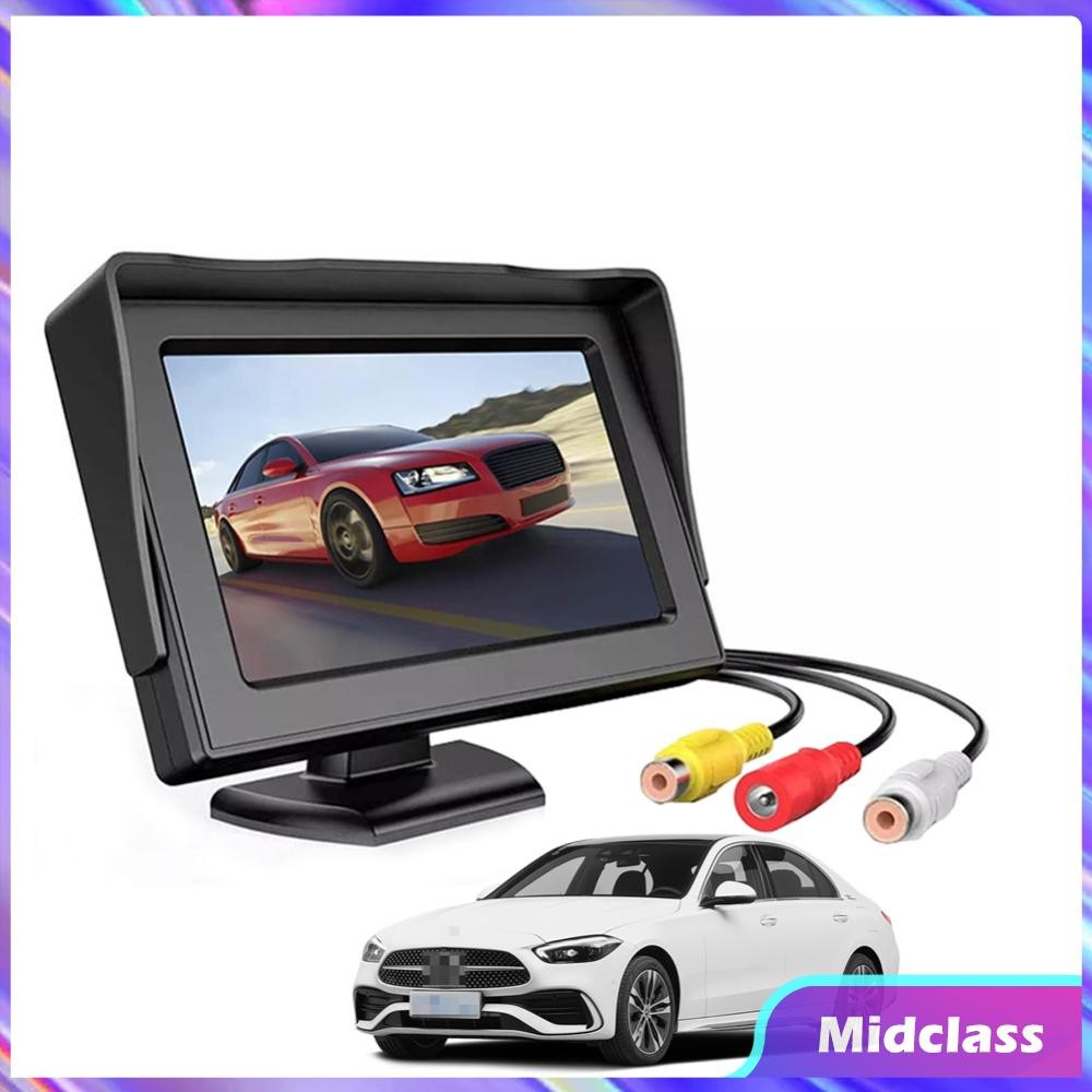 4.3 Inch Screen HD Car Monitor with 2 Way AV Input for Rear View ...