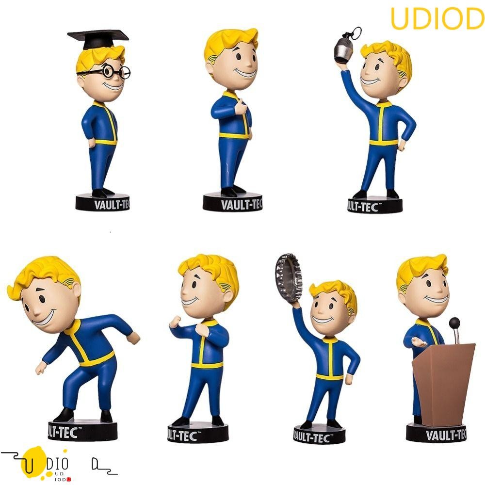 UDIOD Fallout 4 Figures, Anime Statue PVC Doll Vault Boy Model, Kids ...