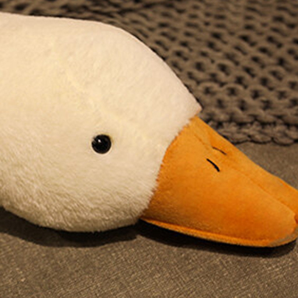 LFE 50/90CM Cute Duck Plush Toy Fluffy Sleep Pillow Kawaii Animal ...