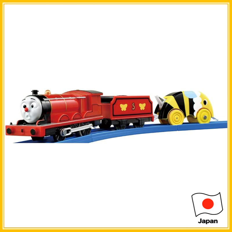 TAKARA TOMY Plarail Thomas TS-14 Plarail James and the Bumblebee Chase ...