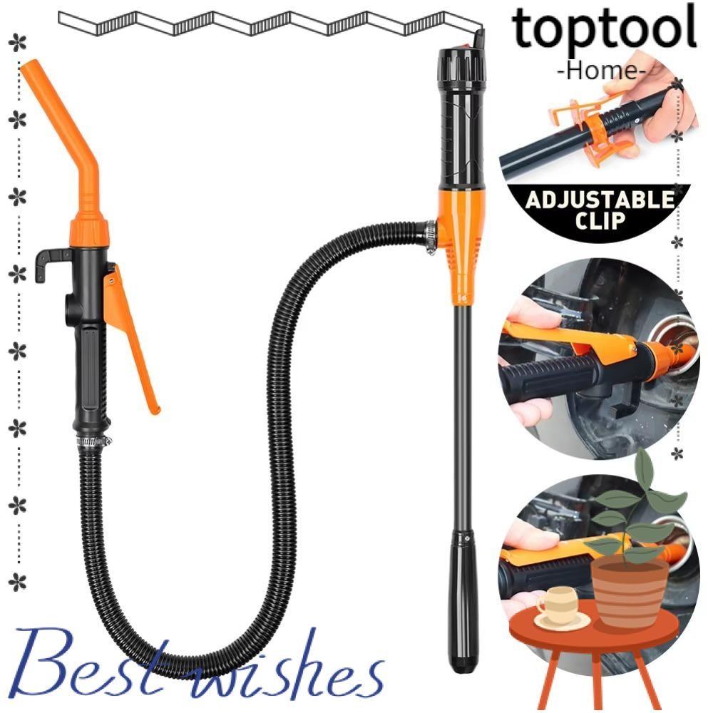 TOPTOOL Electric Syphon Pump, Removable Portable Water Pump, Battery ...