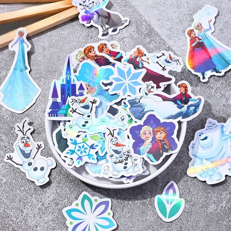 48-60pcs Frozen Snow White Aurora Ariel Belle princess Mouse Toy Story ...