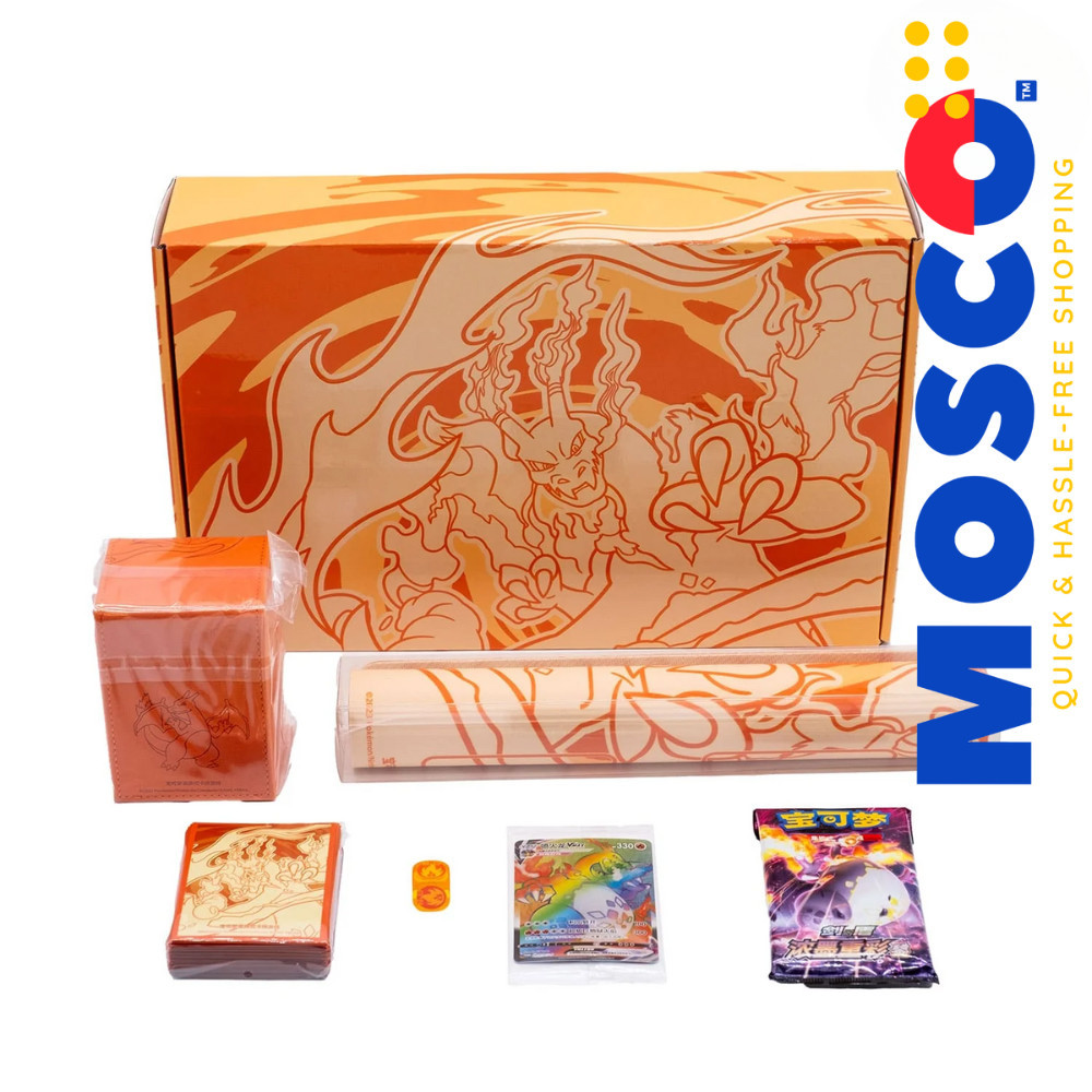 Charizard Gift Box - Sealed S-Chinese Exclusive | Pokemon TCG | Shopee ...