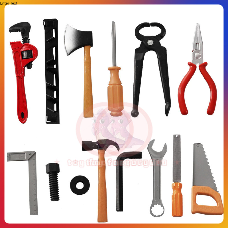 13PCS Kids Toolbox Kit Educational Toys Boys Tool Set Simulation ...