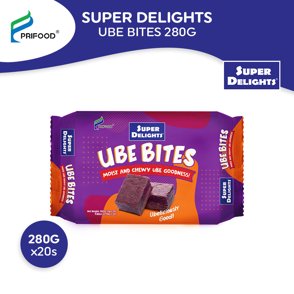 Super Delights Ube Bites 280G | Shopee Philippines