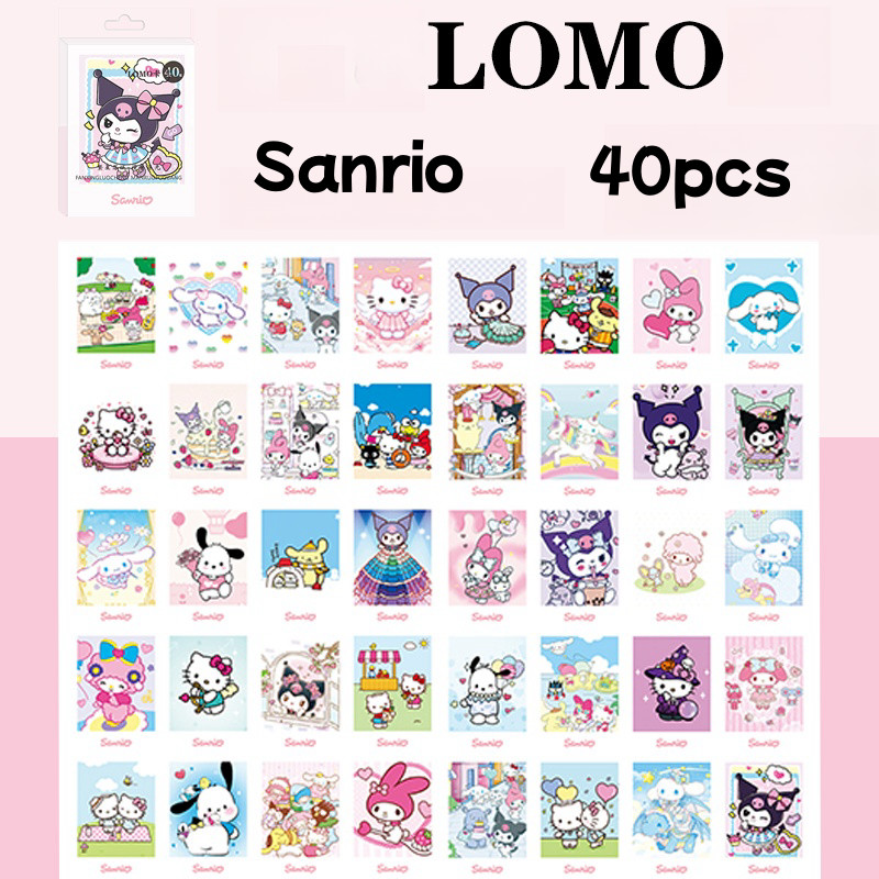 40pcs Hatsune Miku Lomo cards Kitty My Little Pony Photocards The fairy ...