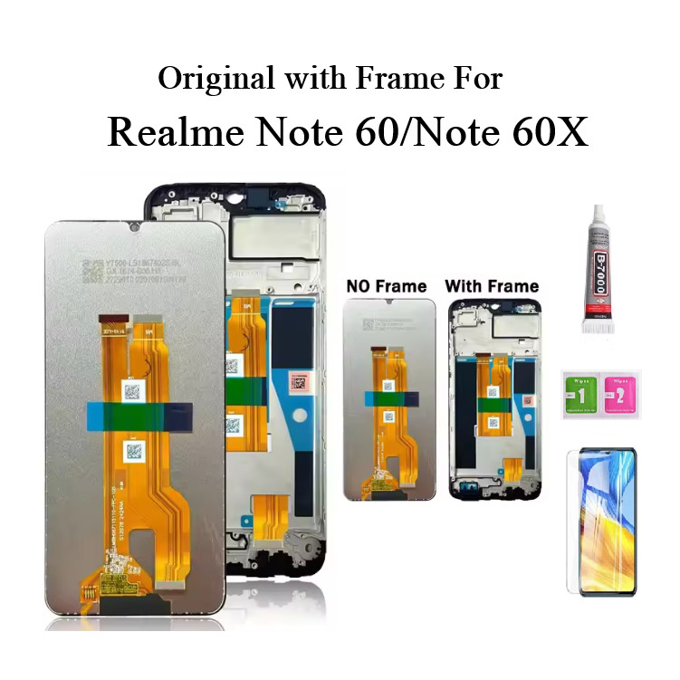 New LCD For REALME NOTE 60 60X RMX3933 LCD Display With Frame Touch ...