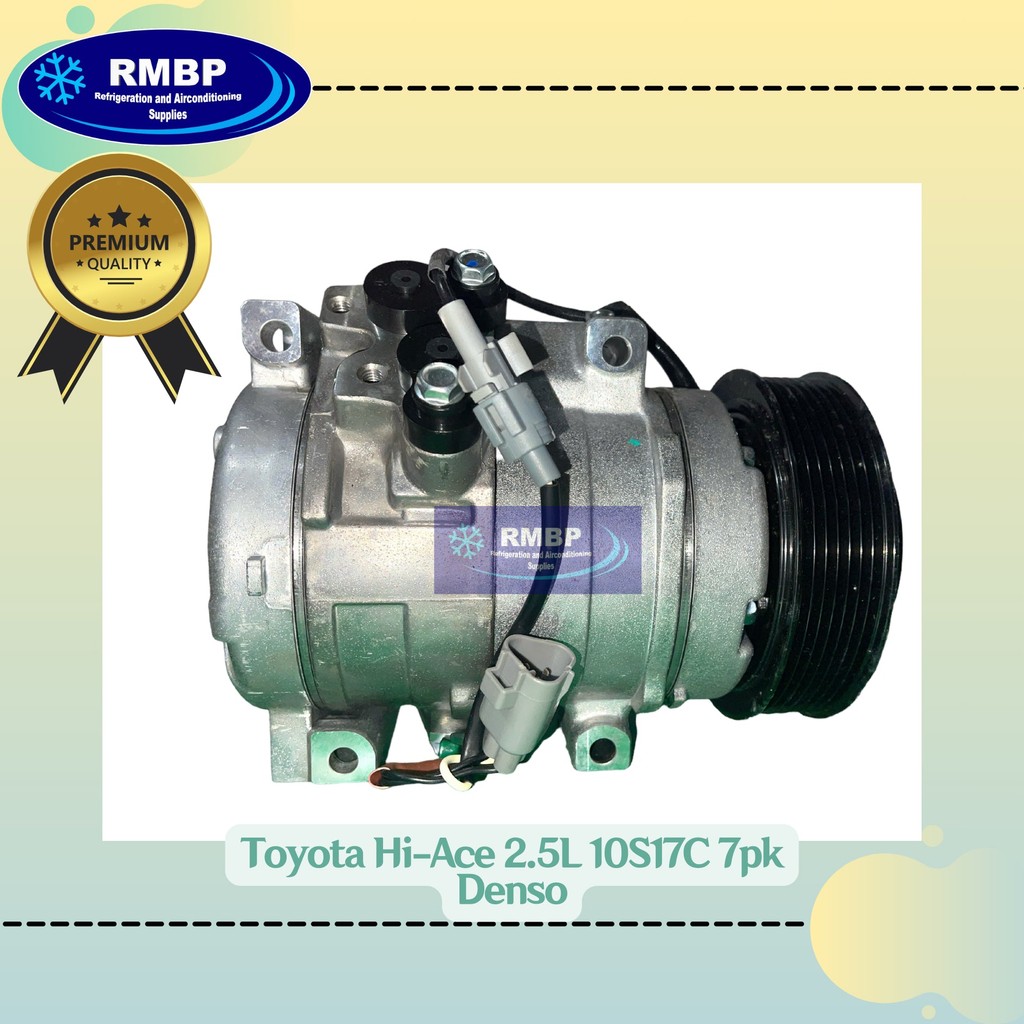 Automotive Aircon Compressor Toyota Hi-Ace D4D 2.5L 10S17C 7pk [Denso ...