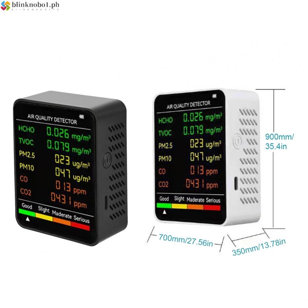 Comprehensive Air Monitor Detecting PM2 5 PM10 and TVOC Levels with Sound Alerts | Shopee ...