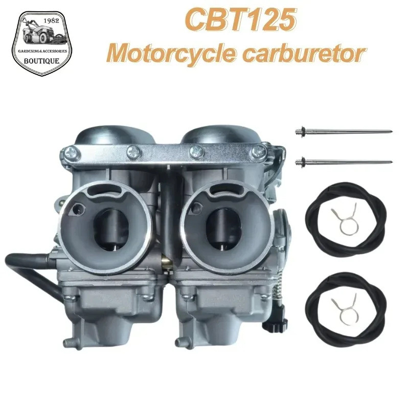 Dual Twin Cylinder Racing Carburetor for Honda Rebel 250 CB125T CB250 ...