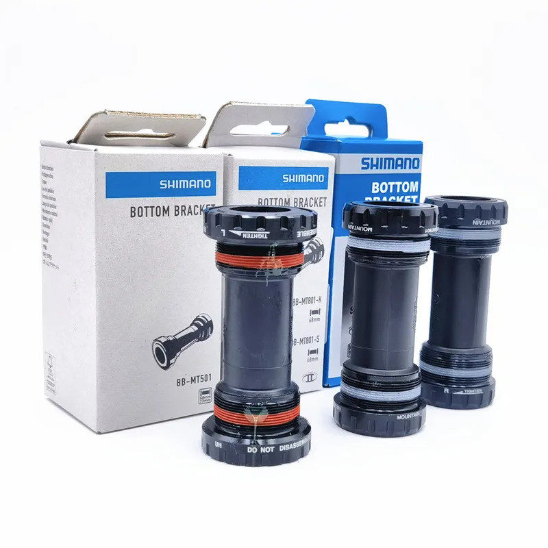 Shimano BB-MT501 XT BB-MT801 XTR SM-BB93 Mountain Bike MTB Threaded Bottom Bracket 68/73mm Shell ...