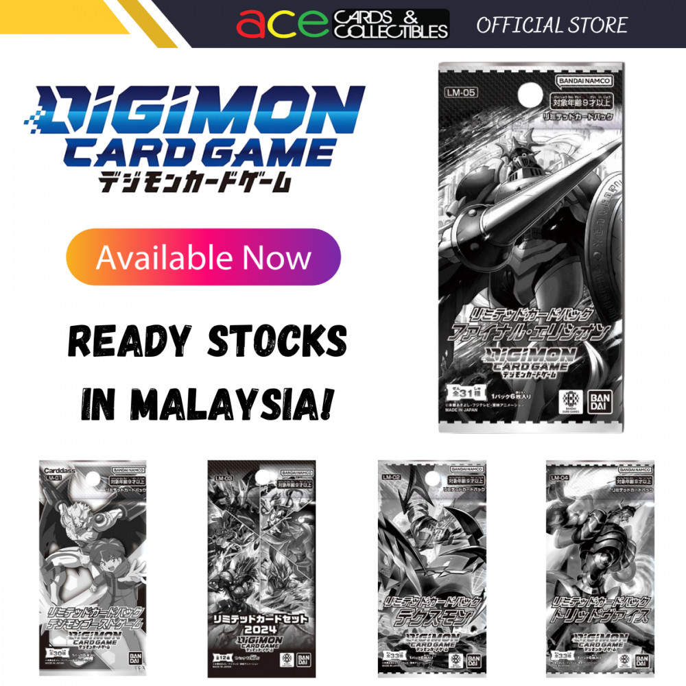 Digimon Card Game "Limited Card Set 2024" [LM-01/LM-02/LM-03/LM-04 ...