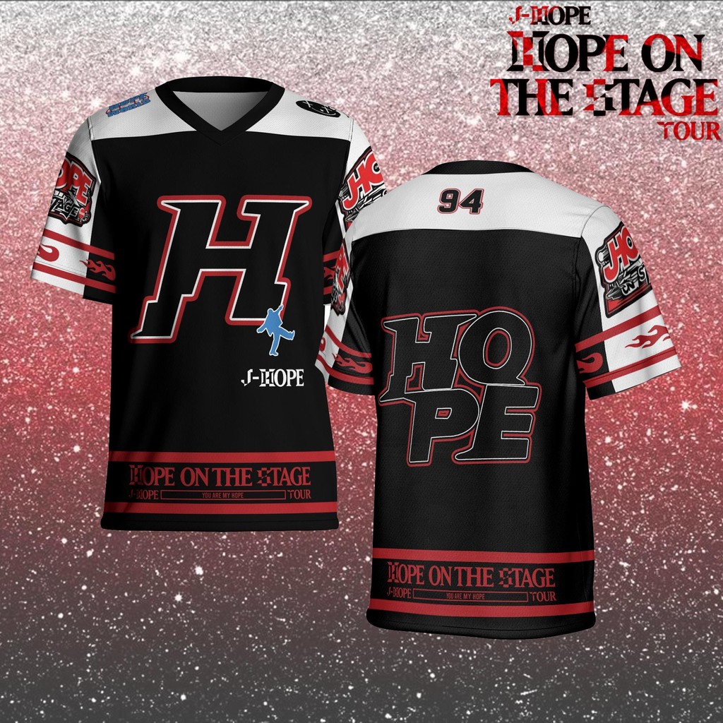 J-Hope Tour Hope On The Stage World Tour Football Jersey, Hope On The ...