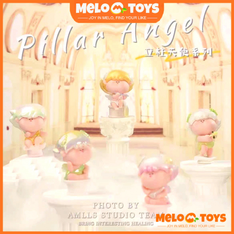 Genuine Amlls Pillar Angel Mini Beans Cute Beans Trendy Blind Box Set ...
