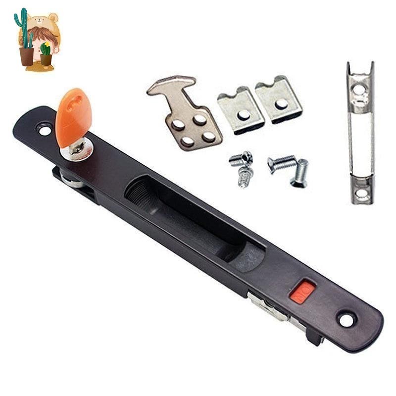 Sliding Door Lock Glass Sliding Door Handle Recessed Mount Keyed ...
