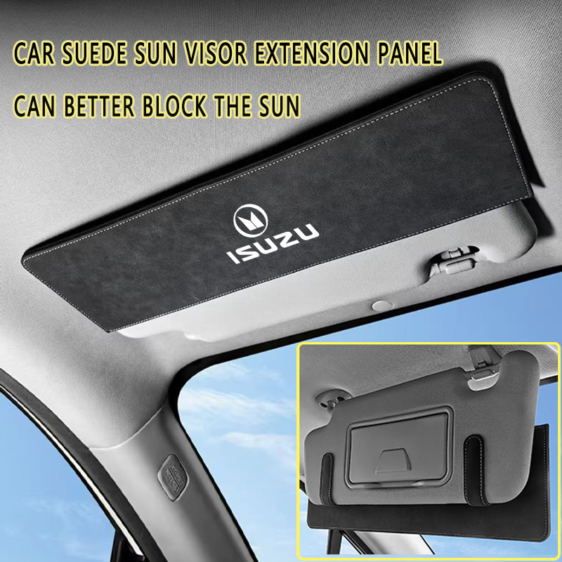 Isuzu Car Suede Sun Visor Extension Paneln Board To Block The Sun ...