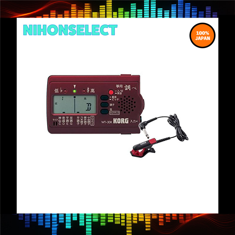 KORG Koto Dedicated Tuner WT-30K + Contact Microphone CM-300-BKRD Set ...