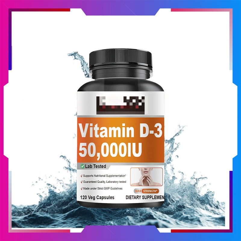 KIRKLAND Vitamin D3 50,000 IU for calcium absorption Maintaining blood calcium Supports immune ...