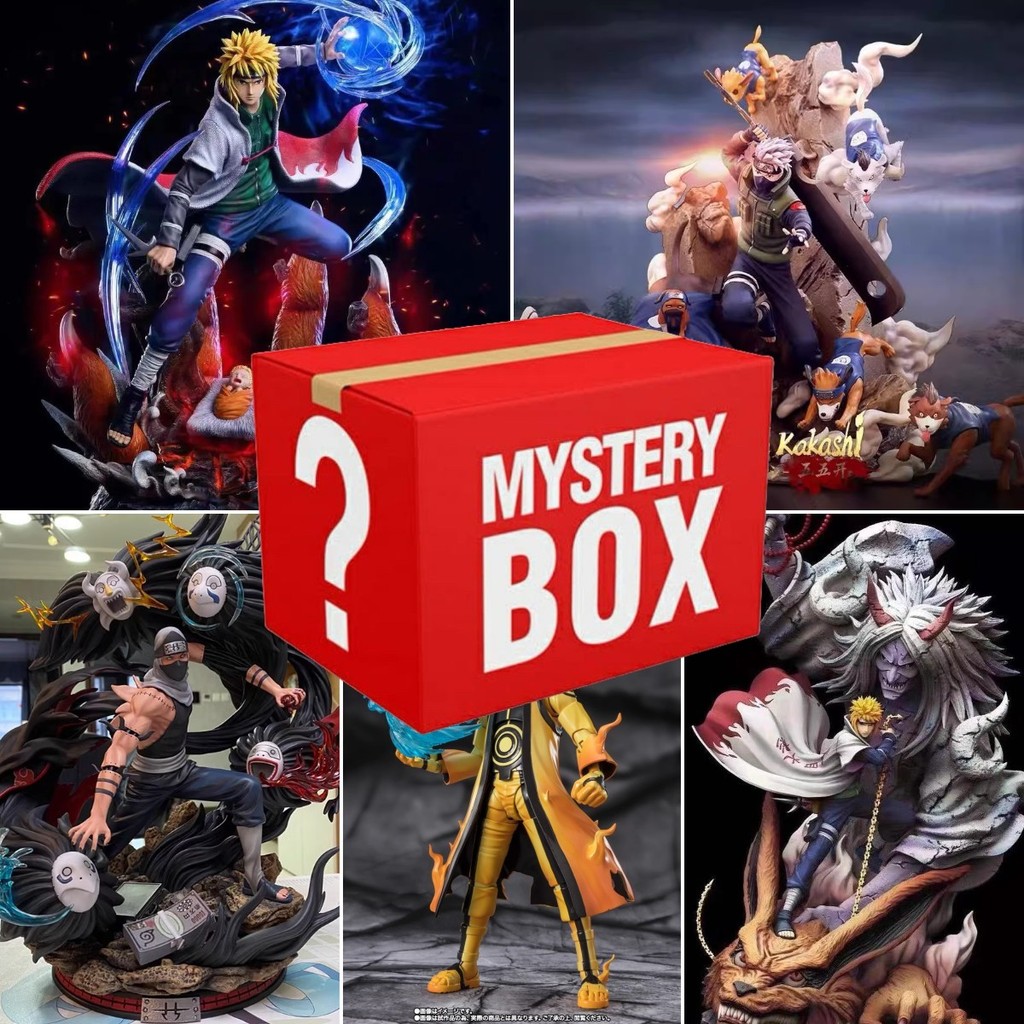Surprise Unboxing Mystery Box Naruto Tsunade Gaara Kimimaro Choji Shino ...