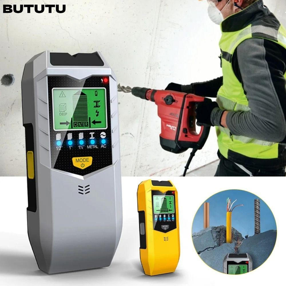 BUTUTU Electronic Wall Detector, Digital Display 5 in 1 Metal Detector ...