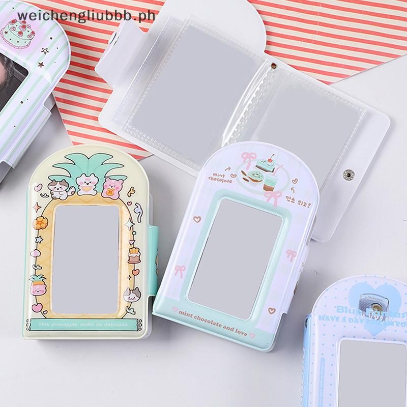 # gliub # Cute Photo Album 3 Inch Photo Card Holder Idol Card Binder ...