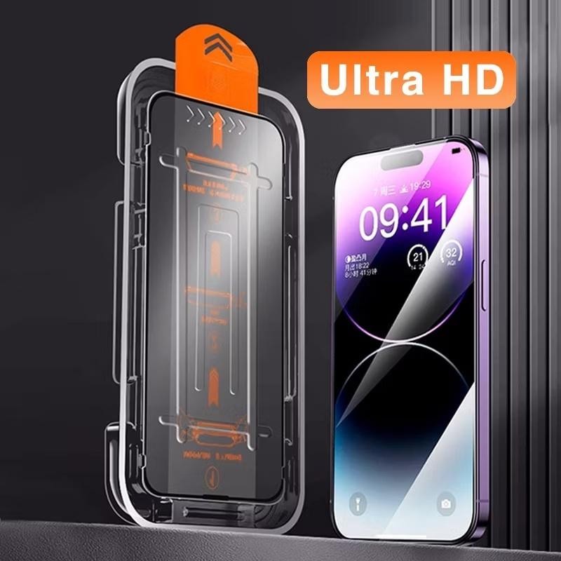 IPH Easy Install Tempered Glass HD/Privacy For IPH16 15 14 13 12 11 Pro ...