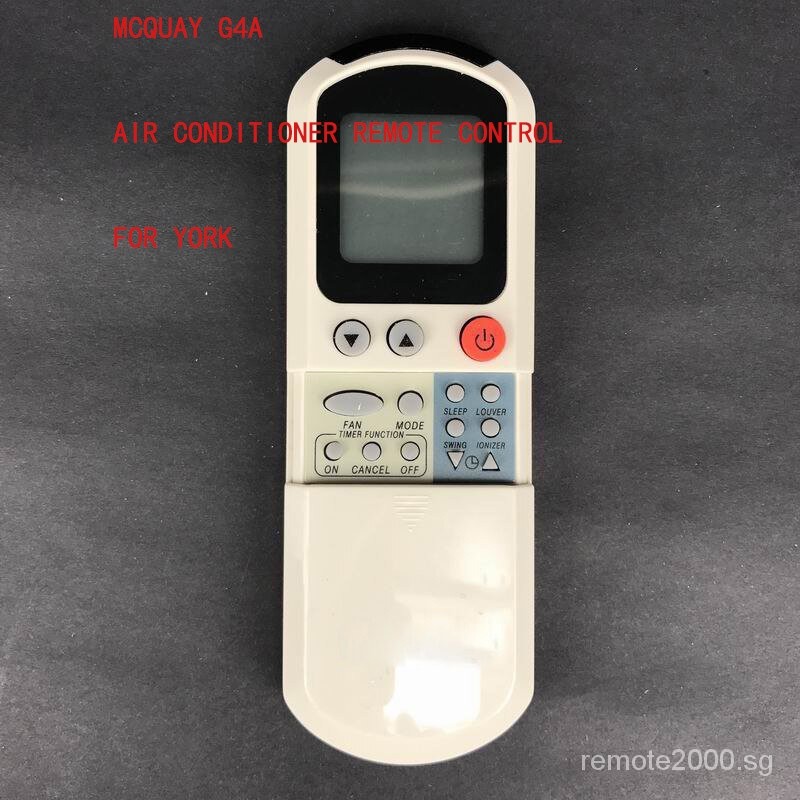 NEW FACTORY MCQUAY G4A AIR CONDITIONER REMOTE CONTROL FOR YORK AC A/C ...