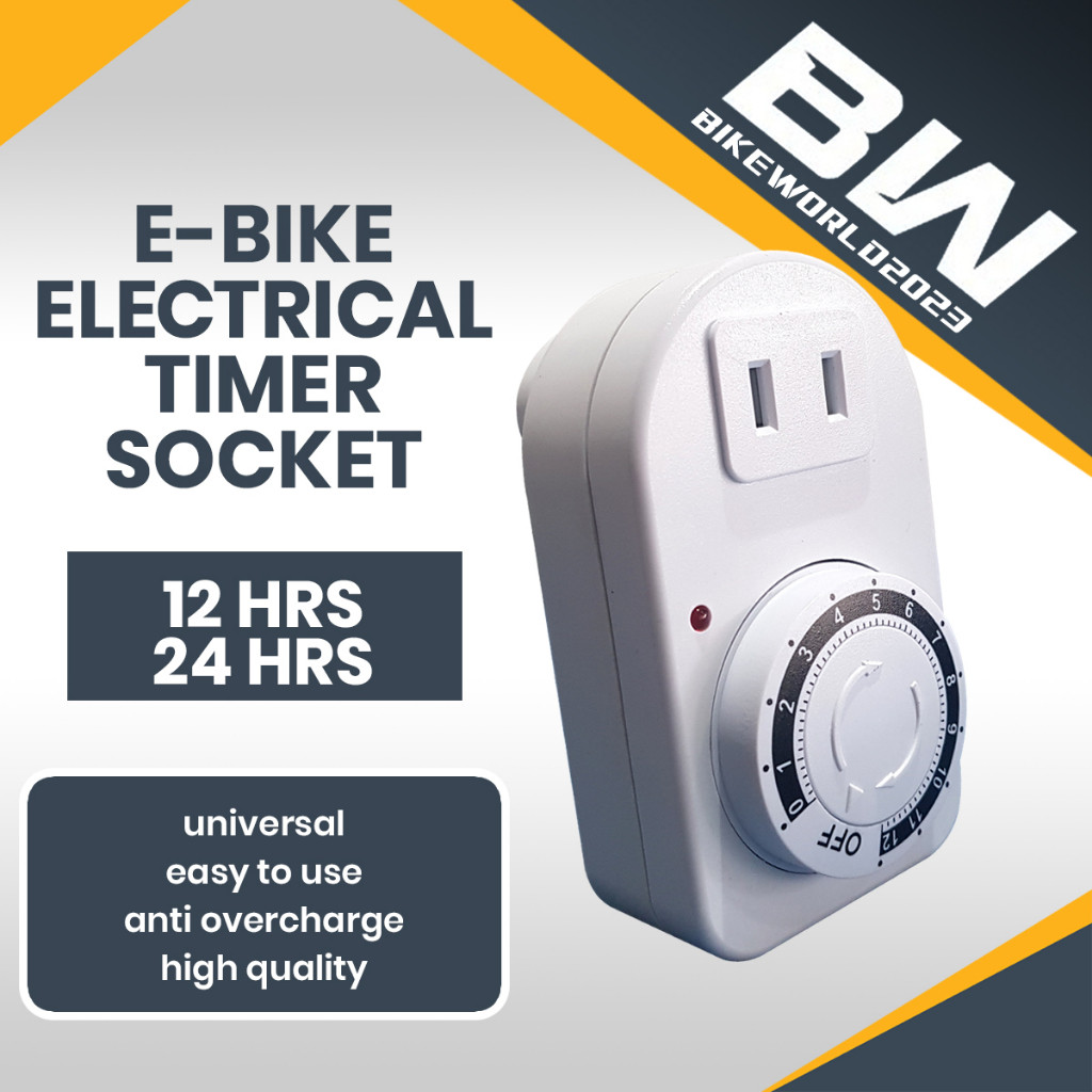 12 hours Timer Socket Electrical Mechanical E-bike Countdown High ...