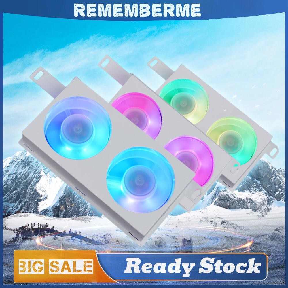 Memory Module Heatsink DDR4 DDR5 Heat Cooler 5V 3PIN ARGB with 4Pin PWM Dual Fan | Shopee ...