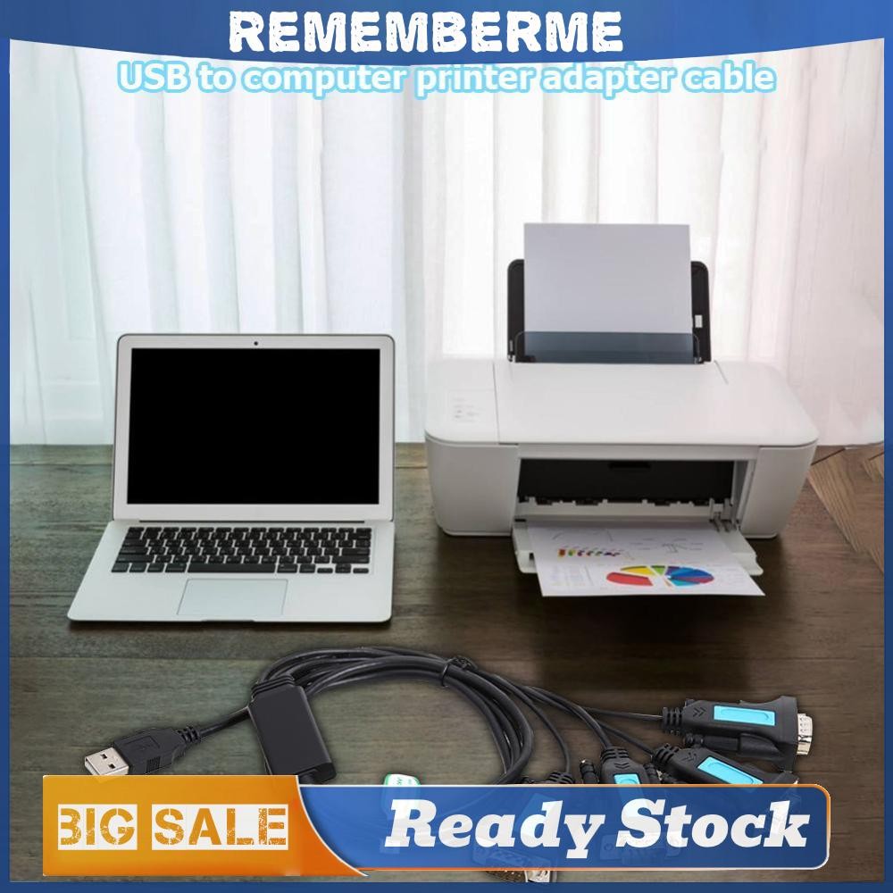 PL2303 Chipset 4 Port USB to RS-232 9-Pin DB9 Serial Cable Male A ...