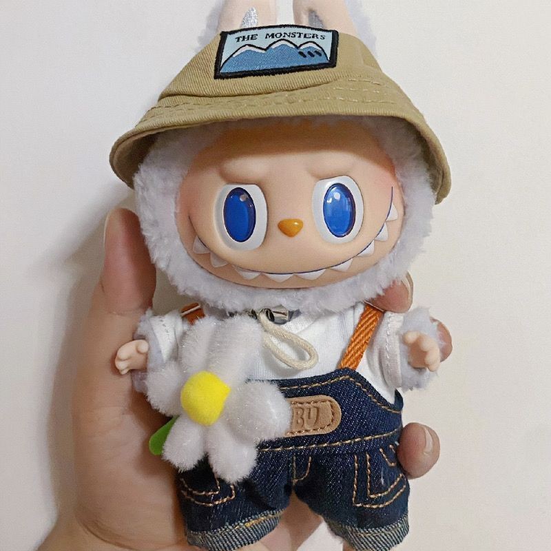 POPMART Labubu Doll Keychain Fall In Wild Series Plush Toy Gift Made in ...