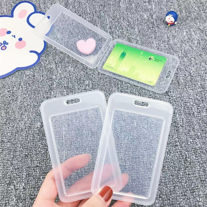 Transparent card cover Waterproof Card Cover Student ID Card Holder ID ...