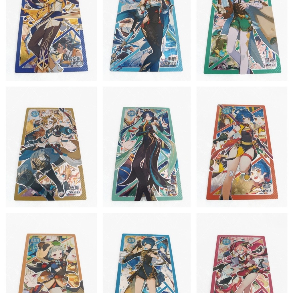 Yuanshen Vitality Card Second Out of Print Character Stand-Up Card R SR ...