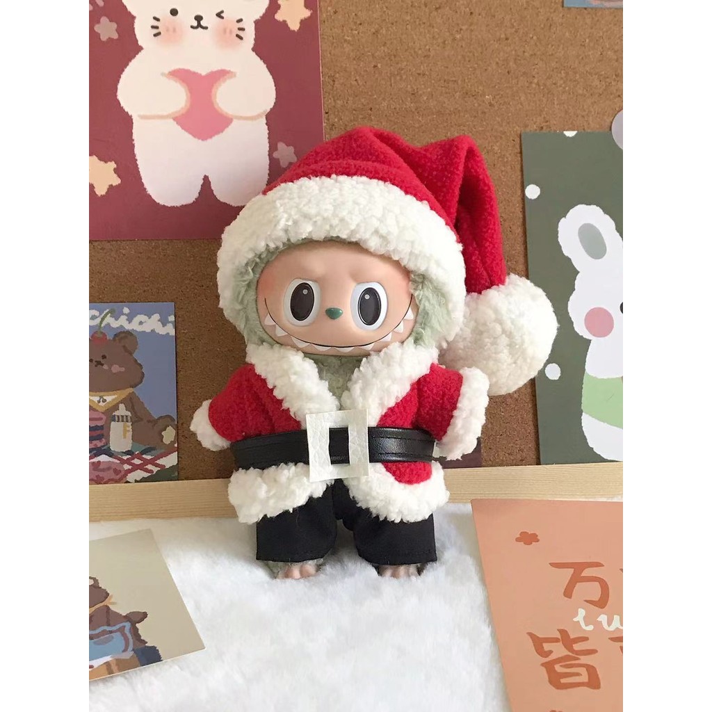 17cm labubu Vinyl Doll Santa Suit Mystery Box | Shopee Philippines