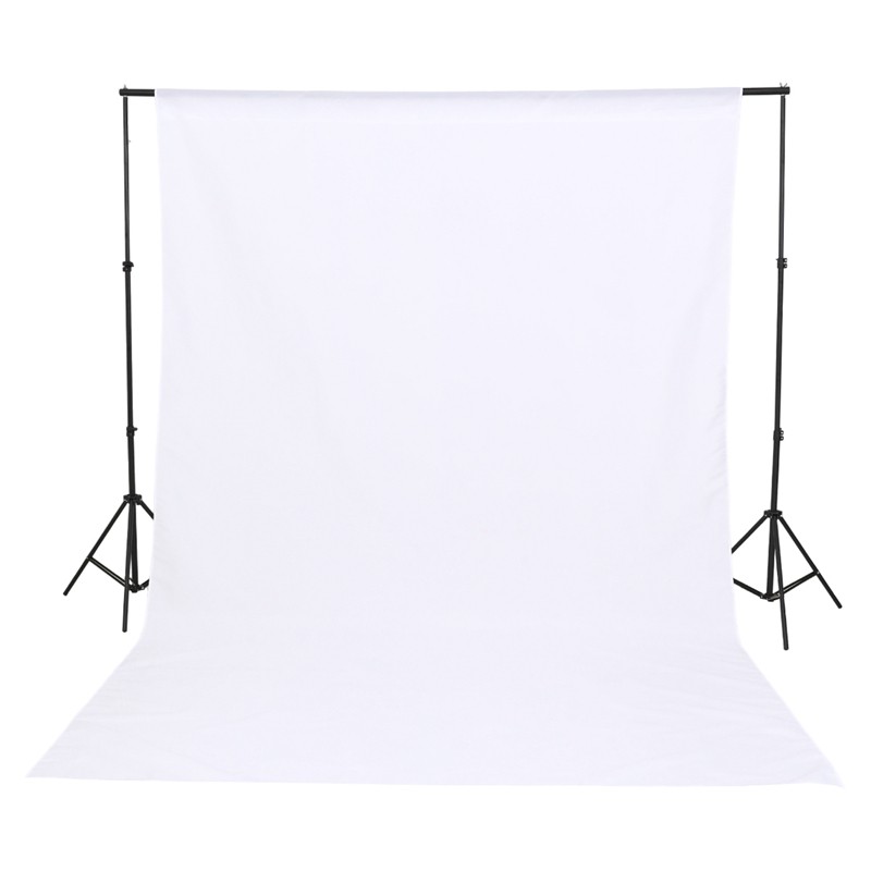 2*2.9M White Backdrop Photo Backdrops Curtains Polyester Fabric ...