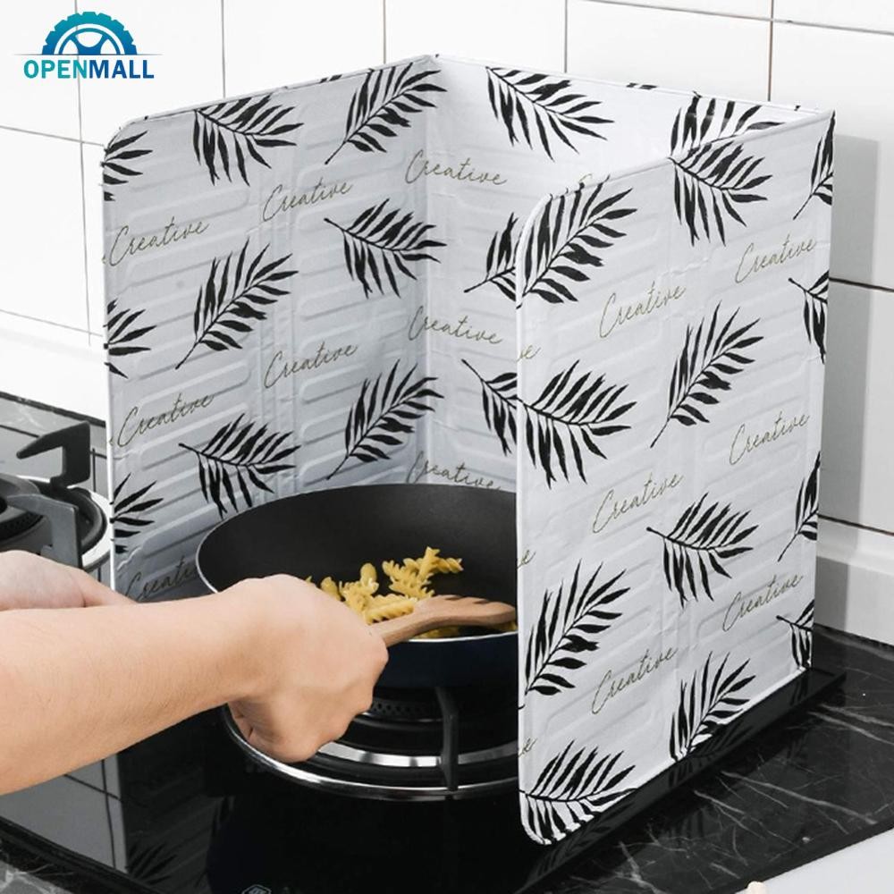 OPENMALL Aluminium Foil Kitchen Oil Anti Splatter Shield Guard Cooking ...