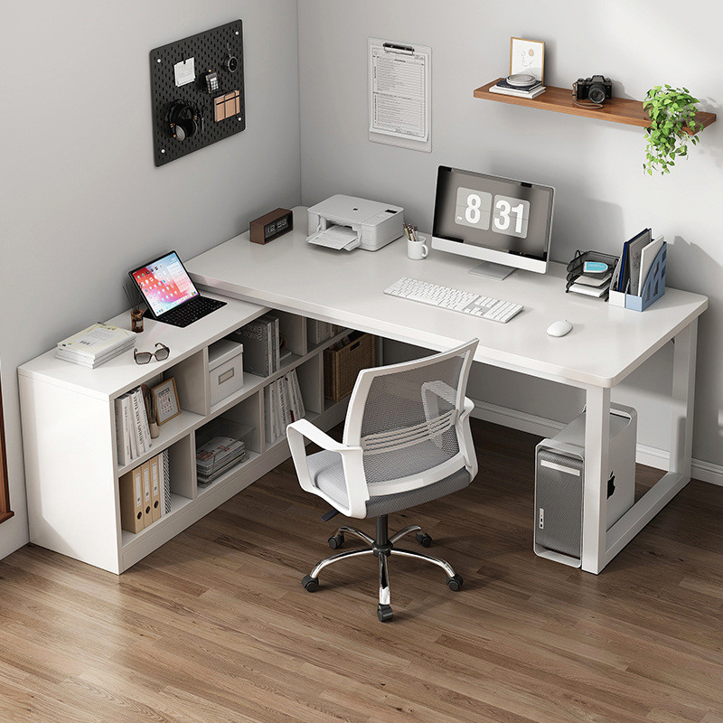 Corner Desk Bookshelf Integrated Simple Student Computer Desk Home ...