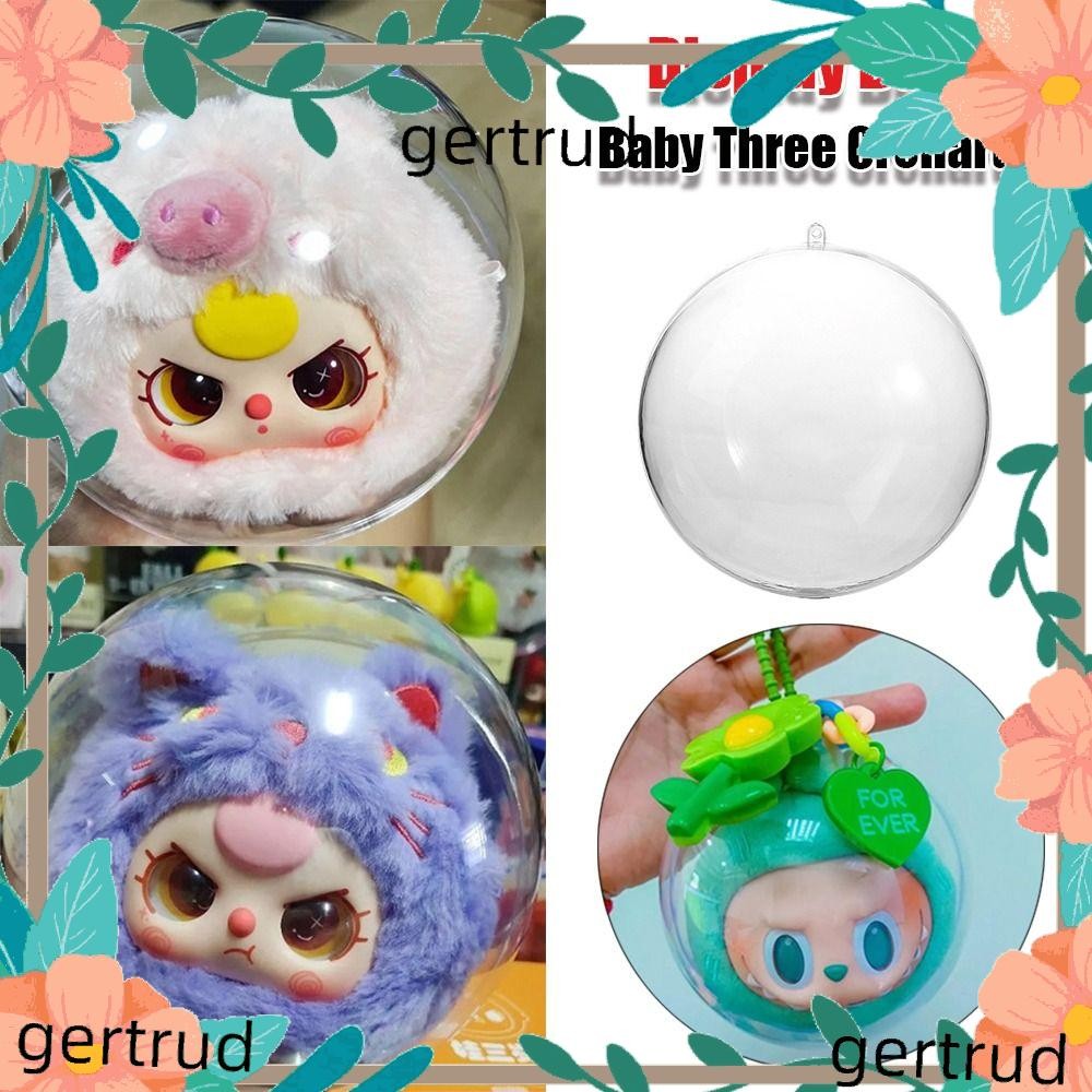 GERTRUD Doll Display Box, Acrylic Pop Mart Labubu Doll Outdoor Bag ...