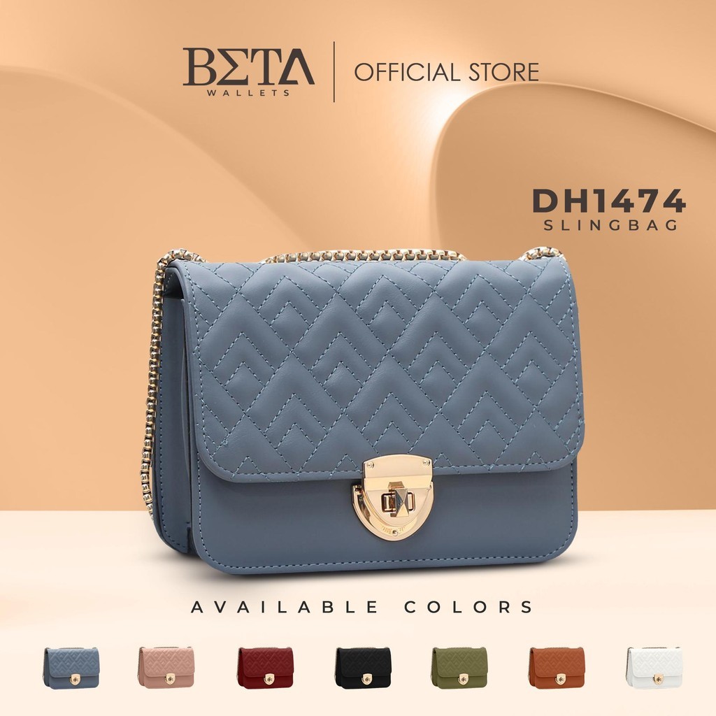 BETA Sling Bags For Woman PU Leather High-End New Plain Unique ...