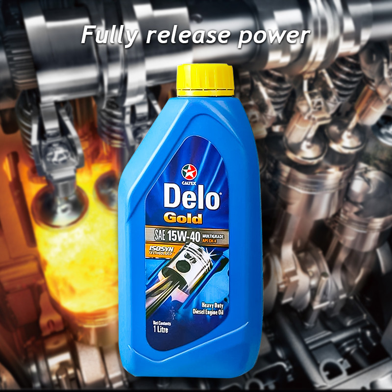 Delo Gold 15W40 Engine Oil CH-4 1L High Quality Multigrade Heavy Duty ...