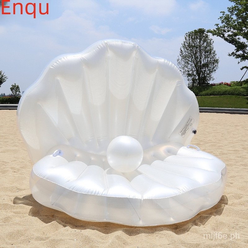 PVC Floating Mat Shell Pearl Inflatable Floating Row Swimming Surfboard ...