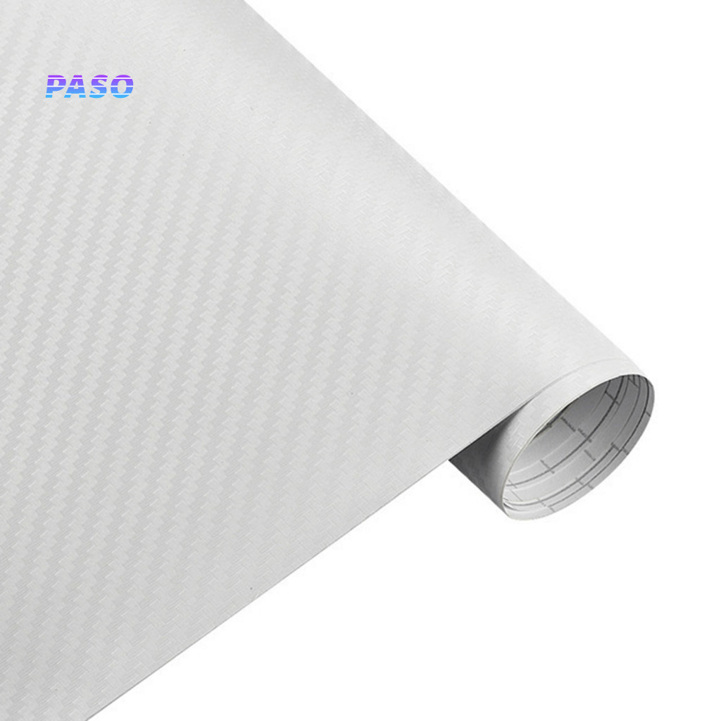 PCA- 30x127cm Auto Vehicle 3D Carbon Fiber Car Sticker Waterproof DIY ...